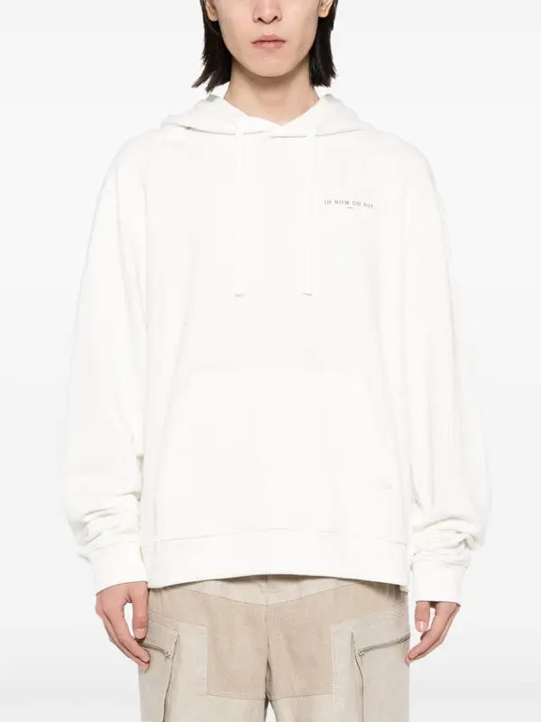 IH NOM UH NIT Graphic Print Hoodie - White