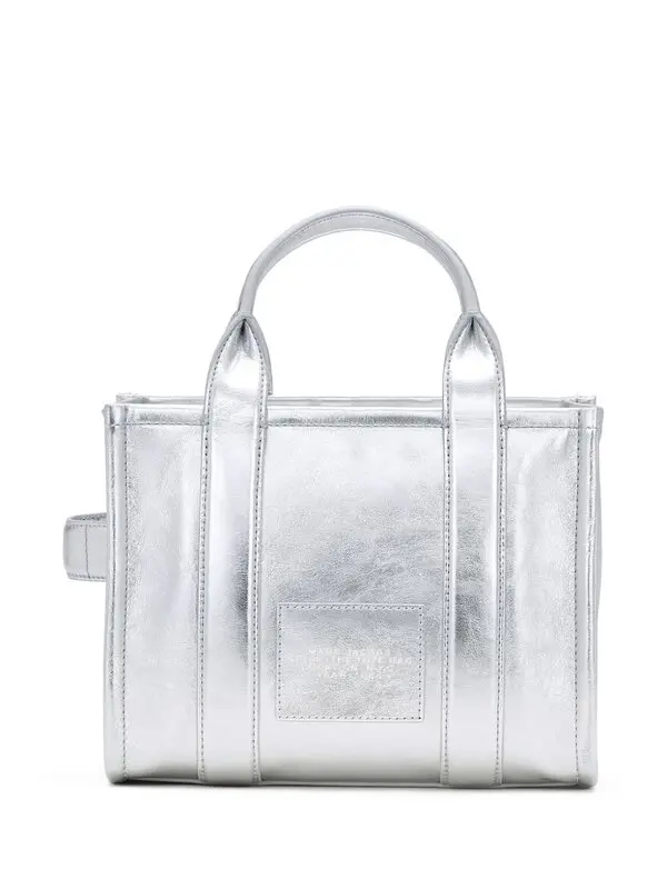 Marc Jacobs Small Metallic Tote Bag - Silver