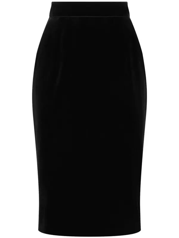 Dolce & Gabbana Velvet Knee-length Skirt