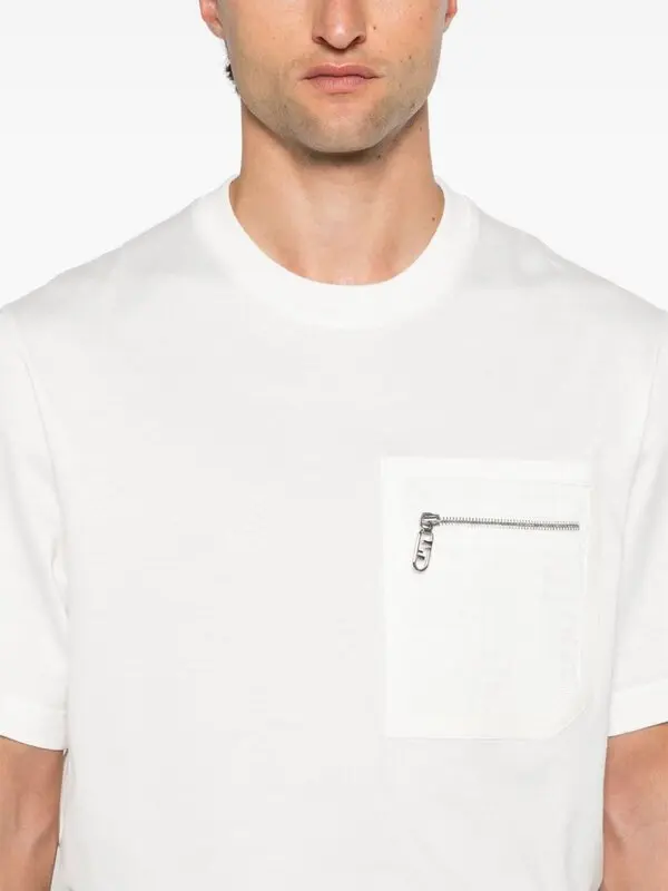Fendi Ff-detailed T-shirt - White