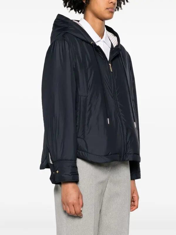Thom Browne Hooded Down Shirt Jacket