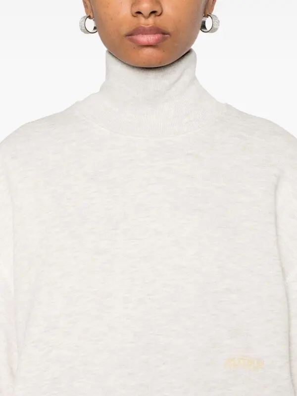 AUTRY Turtle-neck Jersey Sweatshirt