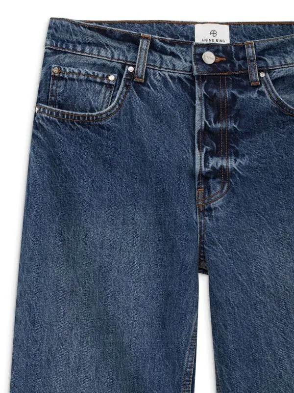 ANINE BING Hugh Wide-leg Jeans - Blue