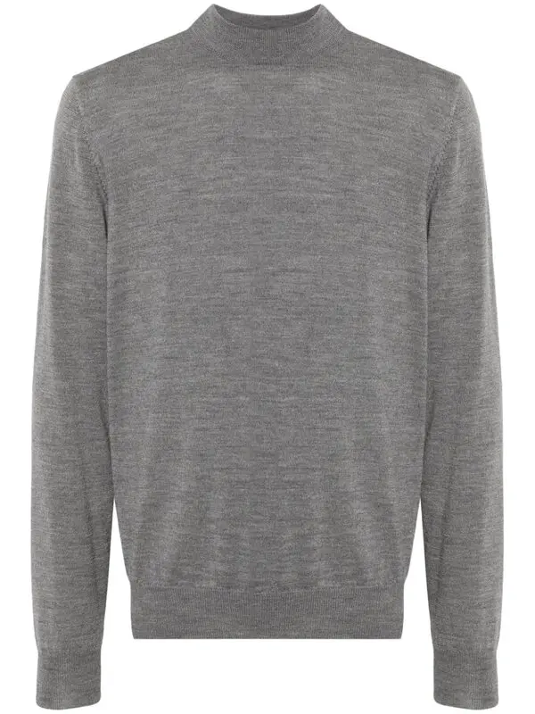 J. Lindeberg Korman Merino Wool Sweater - Grey