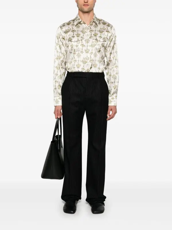 Givenchy Chandelier-print Silk Shirt