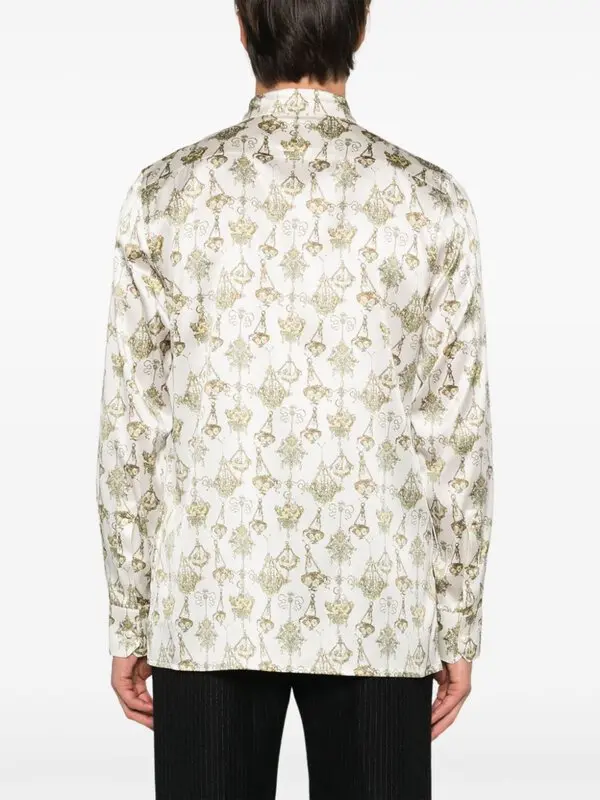 Givenchy Chandelier-print Silk Shirt