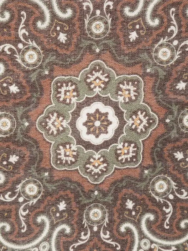 Tagliatore Medallion-print Pocket Scarf