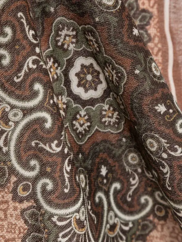 Tagliatore Medallion-print Pocket Scarf