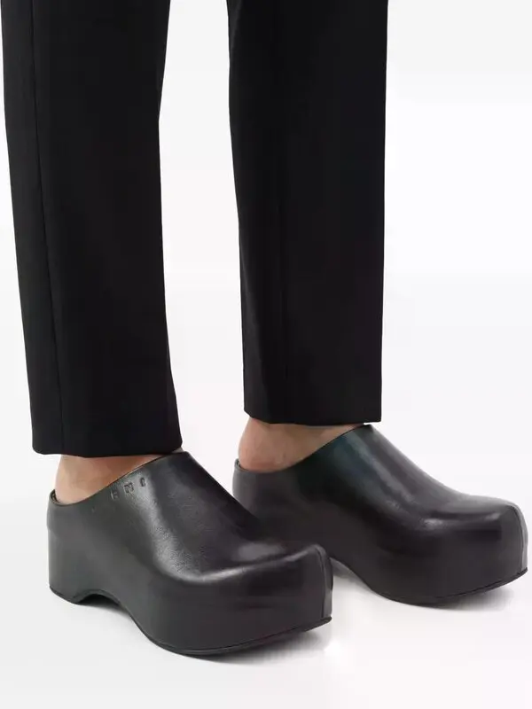 Marni 75mm Sabot Clogs - Black