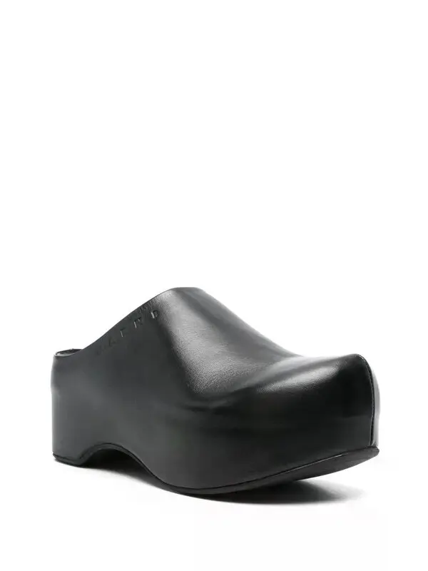Marni 75mm Sabot Clogs - Black