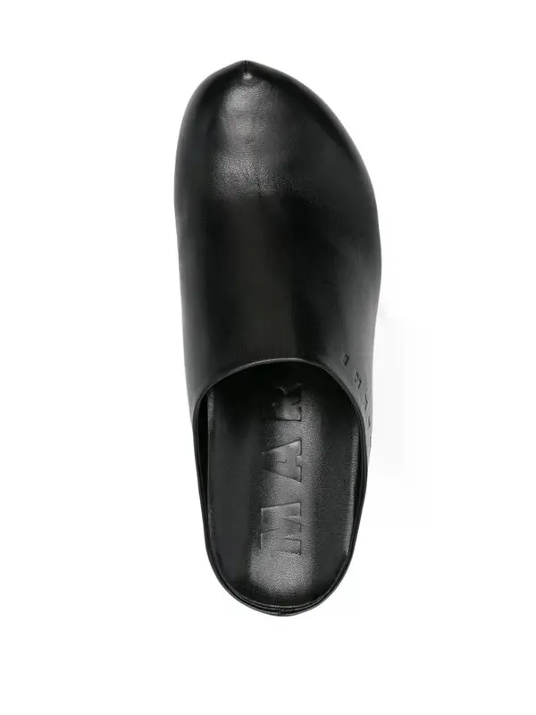 Marni 75mm Sabot Clogs - Black