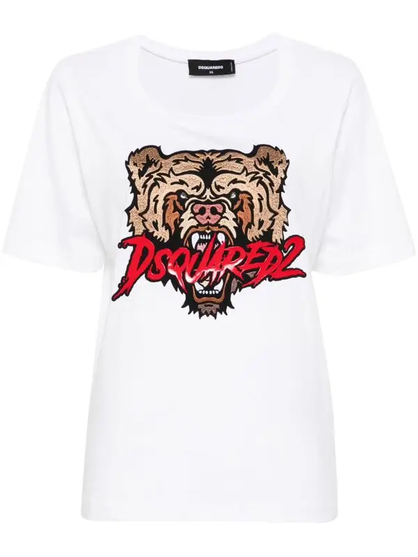 Dsquared2 Logo-print T-shirt - White