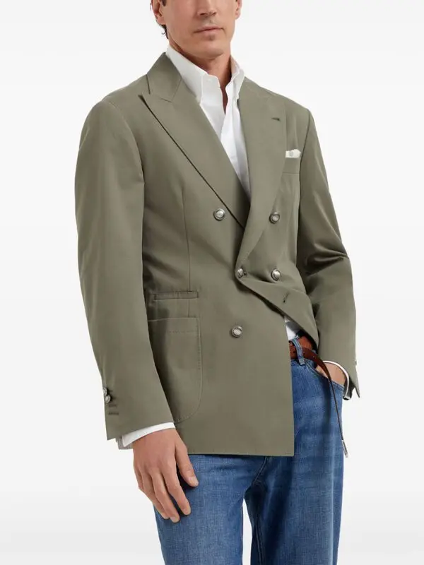 Brunello Cucinelli Double Breasted Blazer