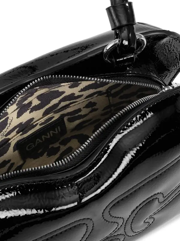 GANNI Butterfly Top-handle Bag - Black