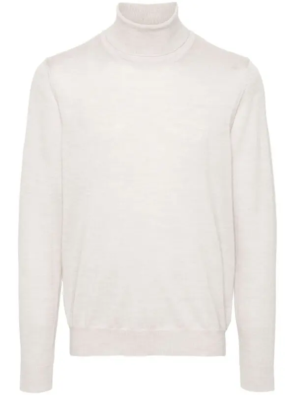 J. Lindeberg Kaden Merino Wool Sweater - Neutrals