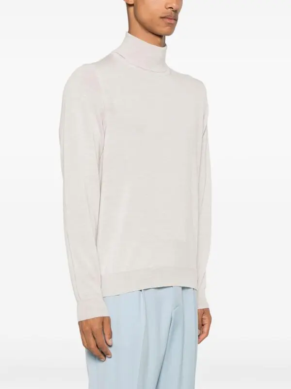 J. Lindeberg Kaden Merino Wool Sweater - Neutrals