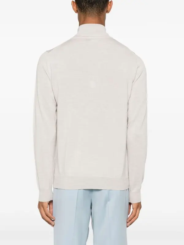 J. Lindeberg Kaden Merino Wool Sweater - Neutrals
