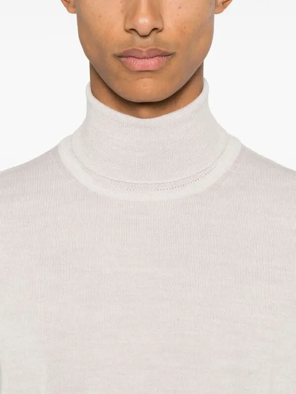 J. Lindeberg Kaden Merino Wool Sweater - Neutrals
