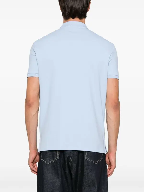 Polo Ralph Lauren Polo-pony-motif Polo Shirt - Blue