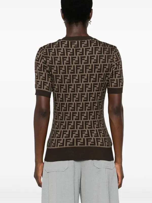 Fendi Ff Knitted Top