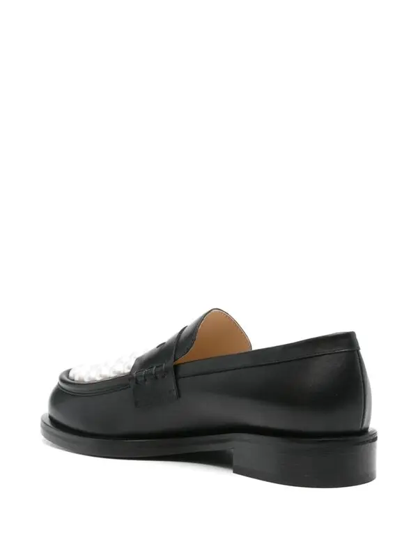 Mach & Mach Logo-plaque Loafers