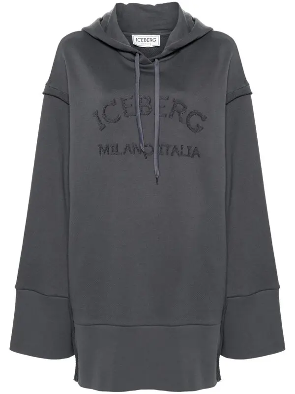 Iceberg Logo-embroidered Mini Dress