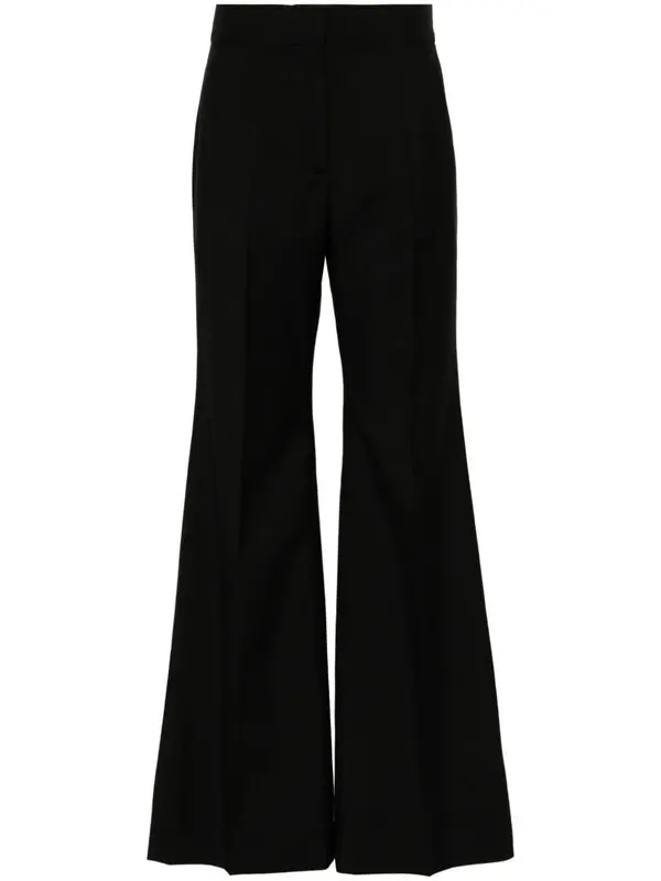 Givenchy Flared Wool-mohair Trousers