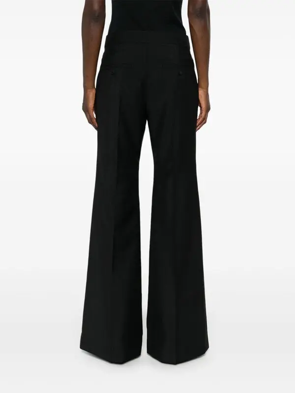 Givenchy Flared Wool-mohair Trousers