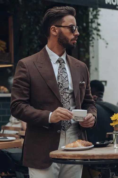ELIZABETTA Novara Printed Neck Tie