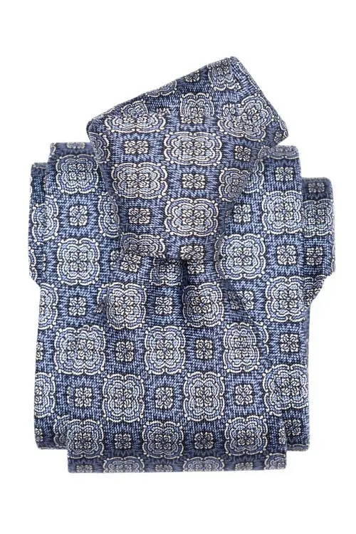 ELIZABETTA Veneto Extra Long Printed Neck Tie