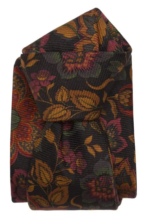 ELIZABETTA Calvino Extra Long Printed Neck Tie