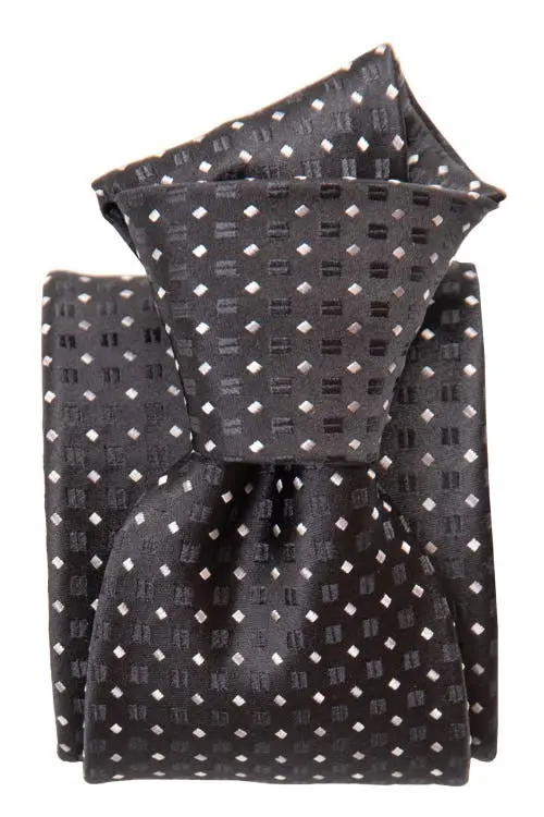 ELIZABETTA Barbera Extra Long Silk Jacquard Neck Tie