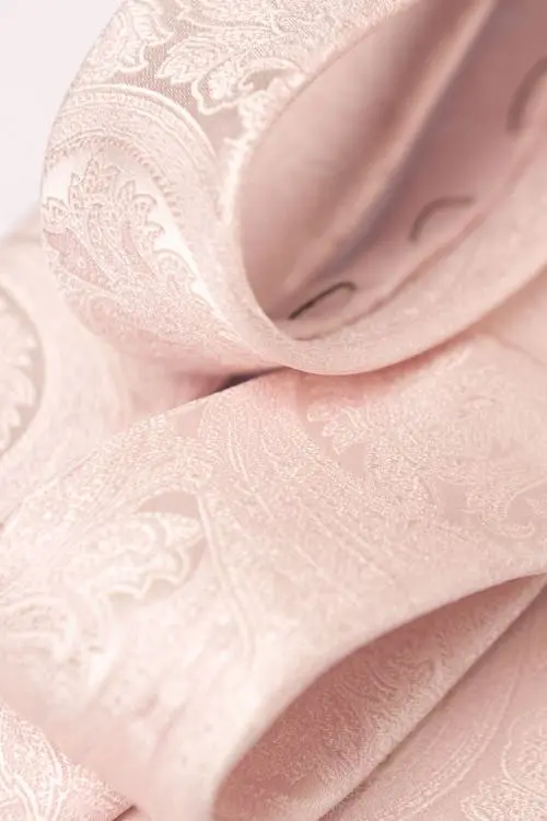ELIZABETTA Montecarlo Silk Jacquard Neck Tie - Pink