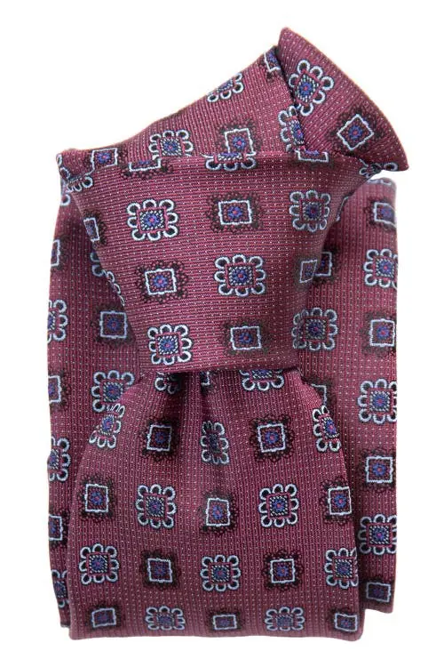 ELIZABETTA Trento Extra Long Silk Jacquard Neck Tie