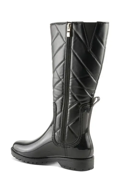 SPRING STEP SHOES Maiza Waterproof Quilted Rain Boots
