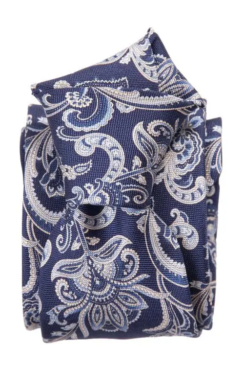 ELIZABETTA Novara Extra Long Printed Neck Tie
