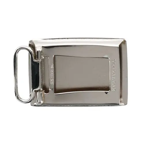 Trafalgar Regent Plaque Compression Belt Buckle - Silver