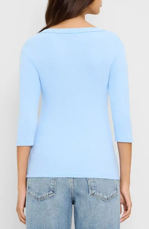 Michael Stars Basic Band Crewneck T-shirt - Sky