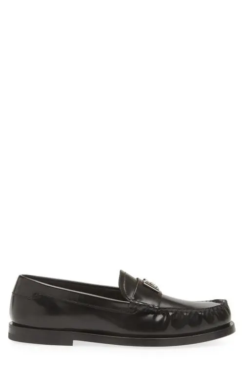 Dolce & Gabbana Logo Moc Toe Loafer