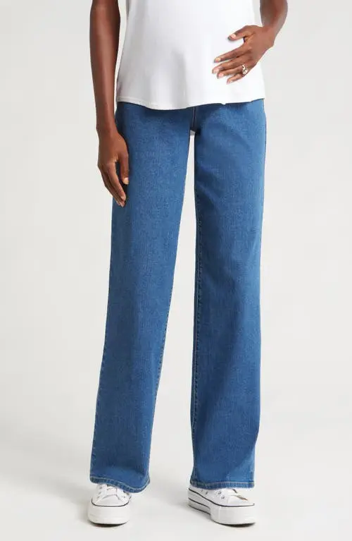 1822 Denim Over The Bump Straight Leg Maternity Jeans - Iman