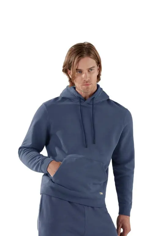 Robert Talbott Chandler French Terry Hoodie - Indigo Blue