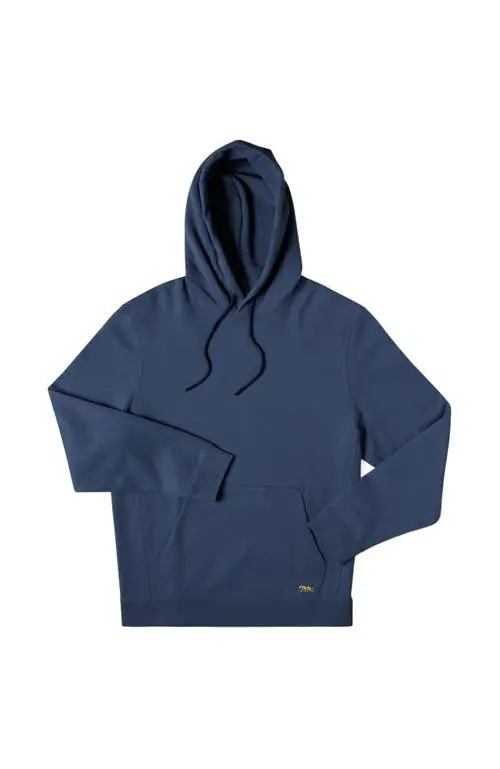 Robert Talbott Chandler French Terry Hoodie - Indigo Blue