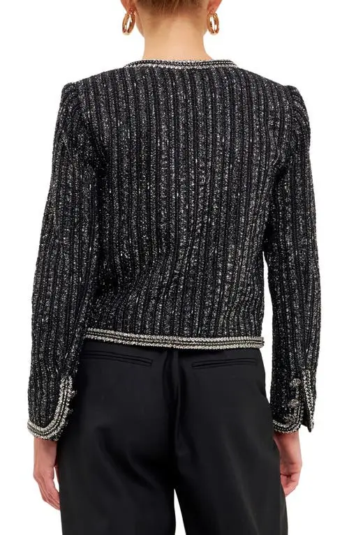 Endless Rose Sequin Tweed Jacket
