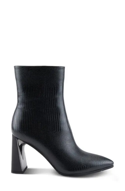 SPRING STEP SHOES Snakeskin Embossed Bootie