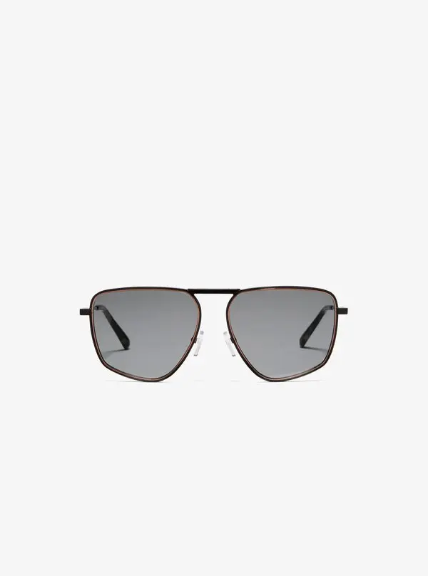 Michael Kors Silverton Aviator Sunglasses - Black