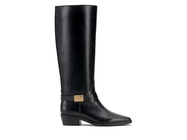 Vince Camuto Melise Knee High Boots With Belted Ankle Detail