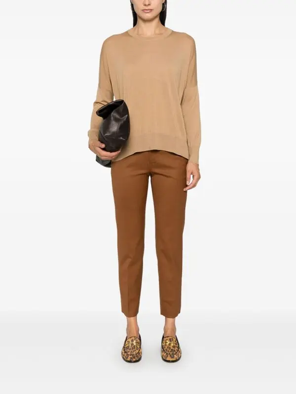 BLANCA VITA Fine-knit Sweater - Brown