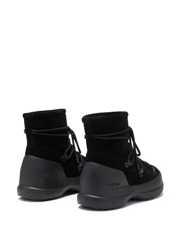 Moon Boot Luna Lace-up Boots - Black