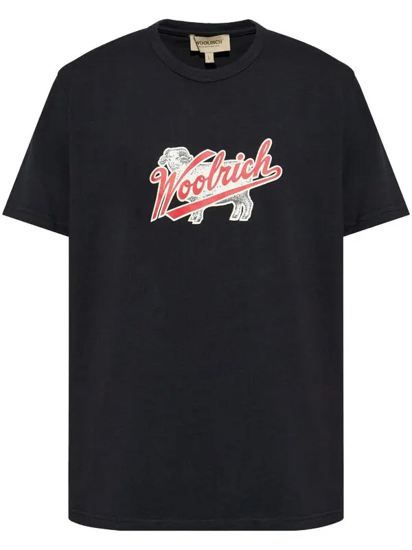 Woolrich Logo-print T-shirt - Black