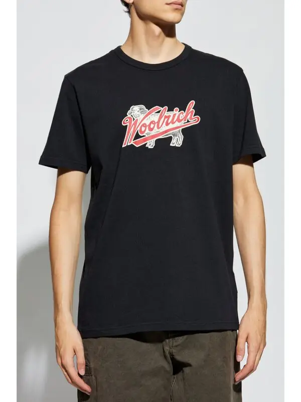 Woolrich Logo-print T-shirt - Black